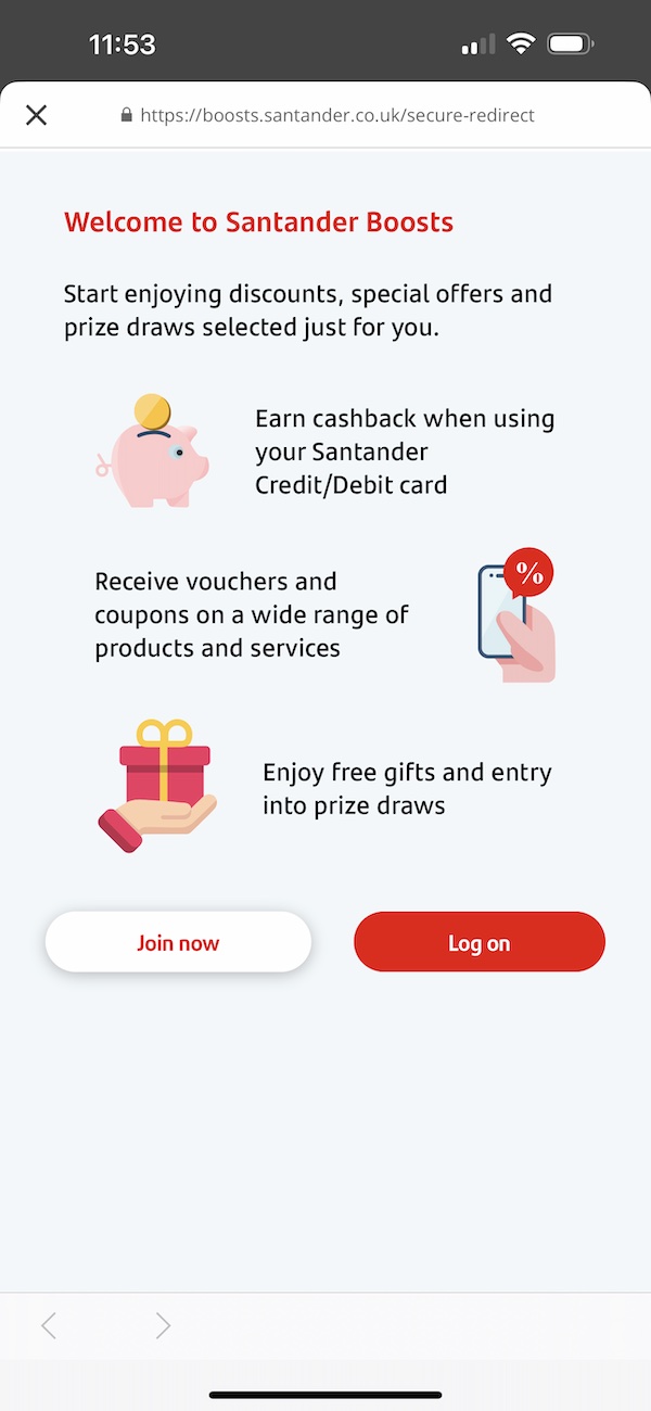 Santander Boosts - Wallet Savvy